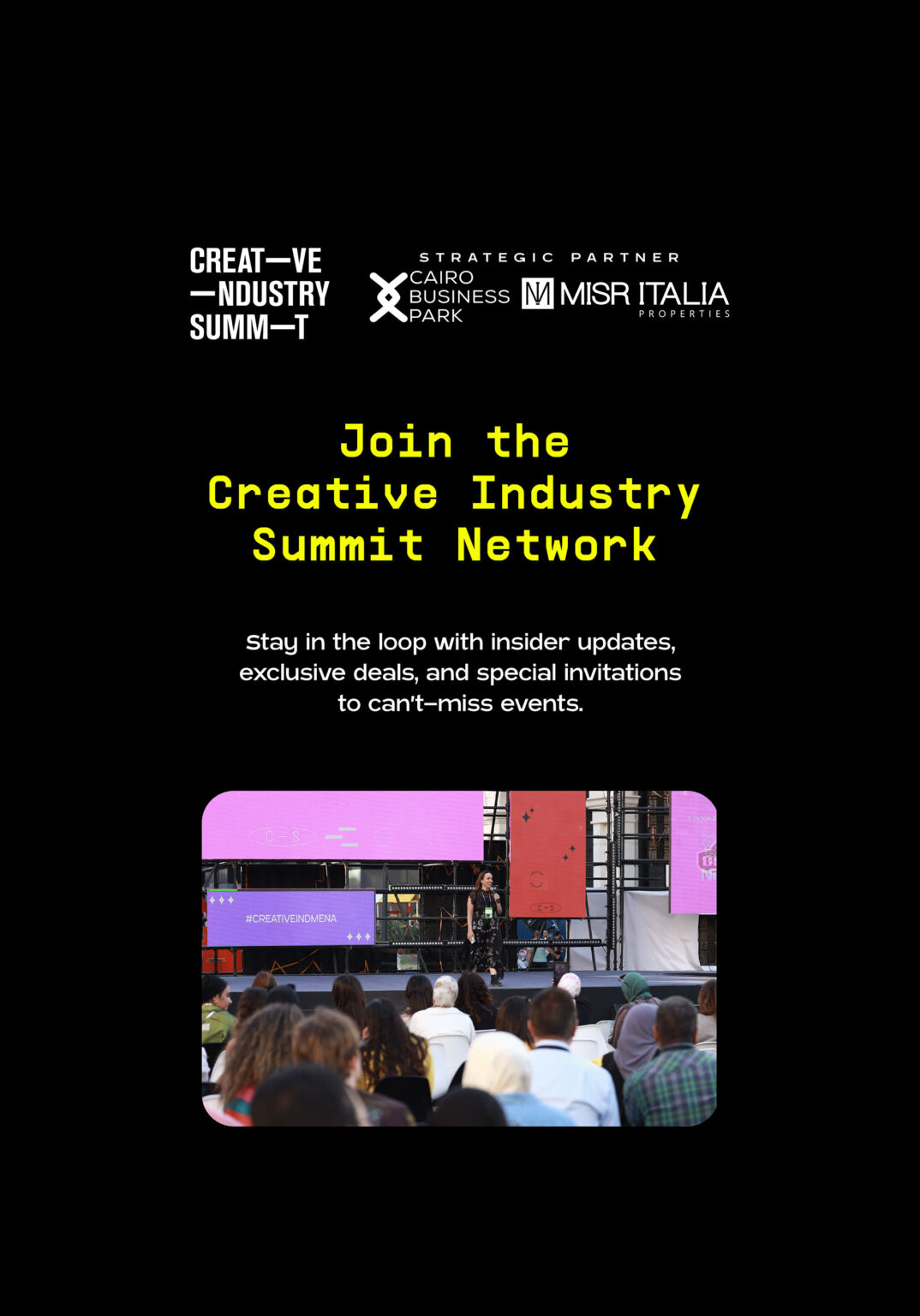 Newsletter 2024 Welcome banner - Creative Summit